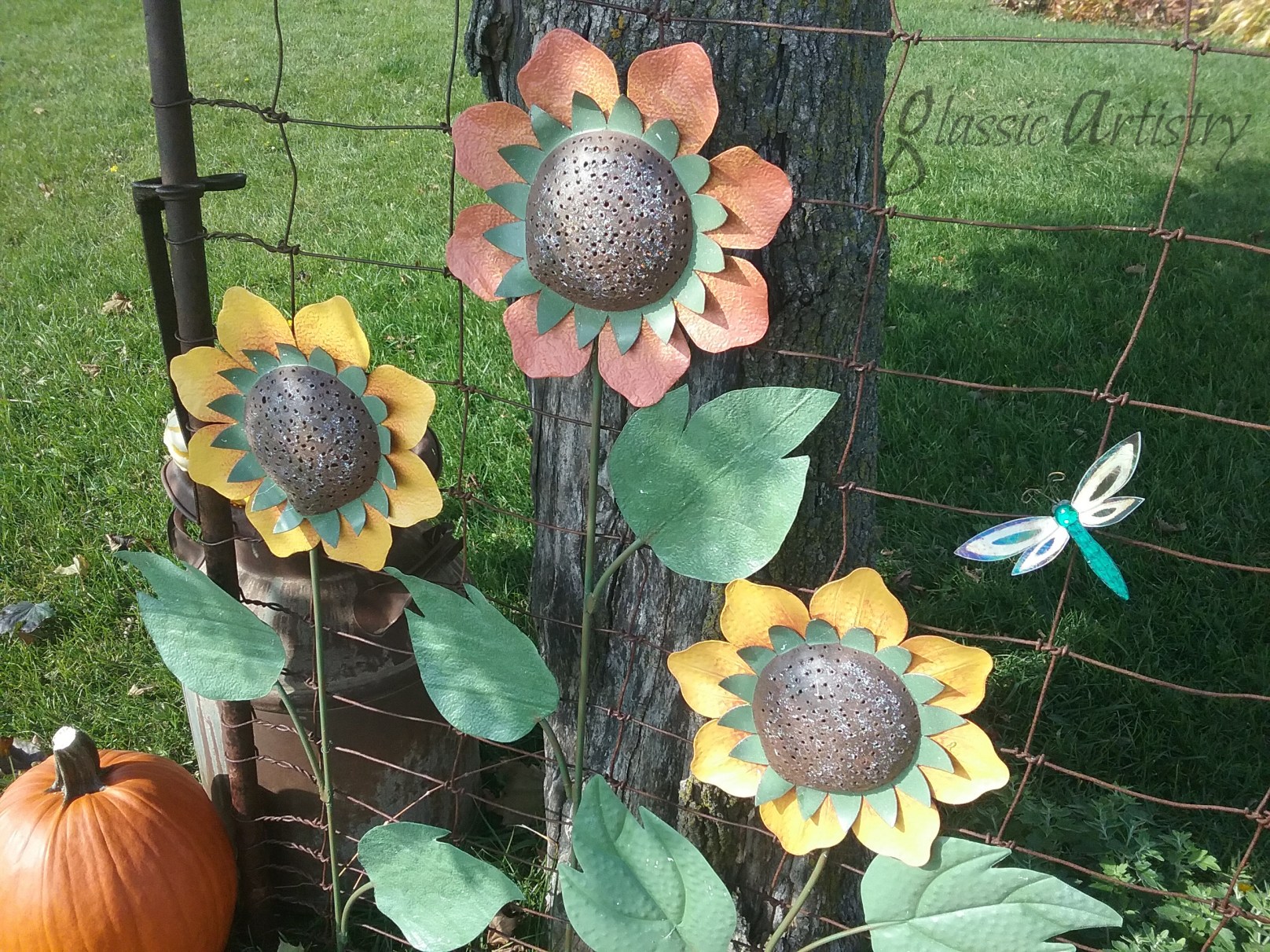 My Sunflower Garden Gate DIY Tutorial – glassic touch