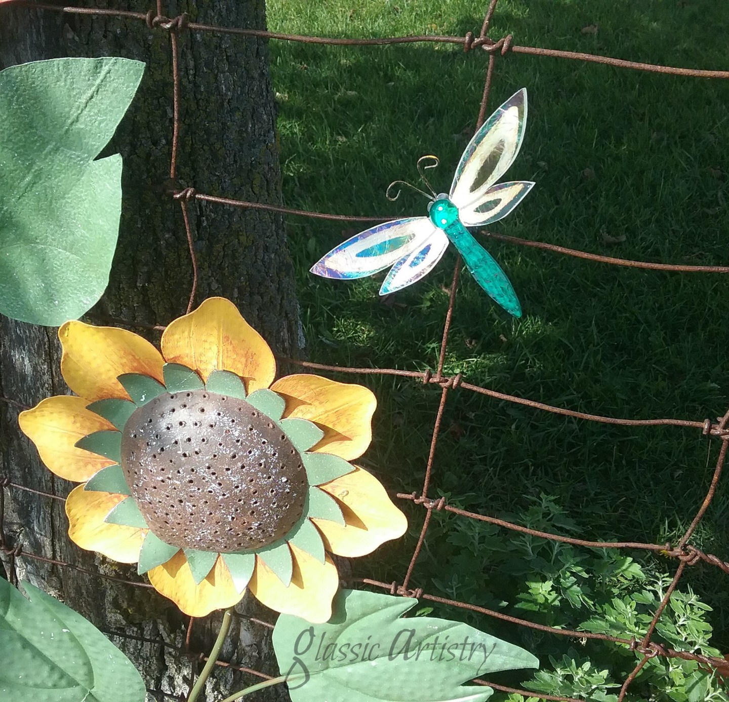 My Sunflower Garden Gate DIY Tutorial – glassic touch